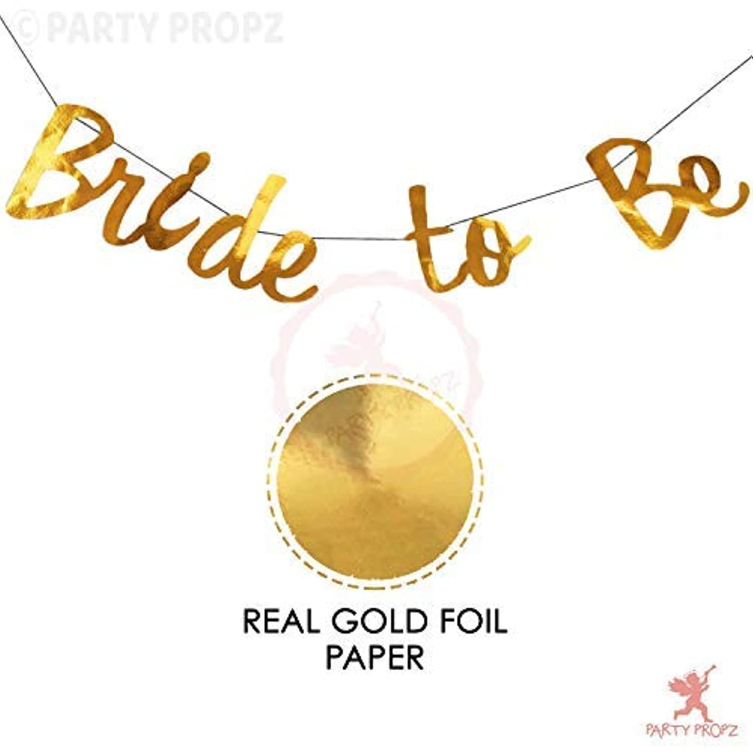 Party Propz Rose Gold Bride To Be Banner 1 Pc Bachelorette Party ...