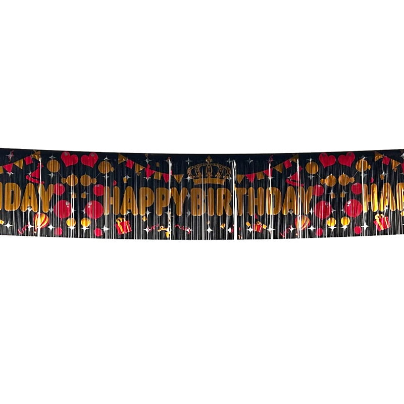 Party Rain Silk Banner Tassel 0.3*2.7 M, Party Decoration Background ...