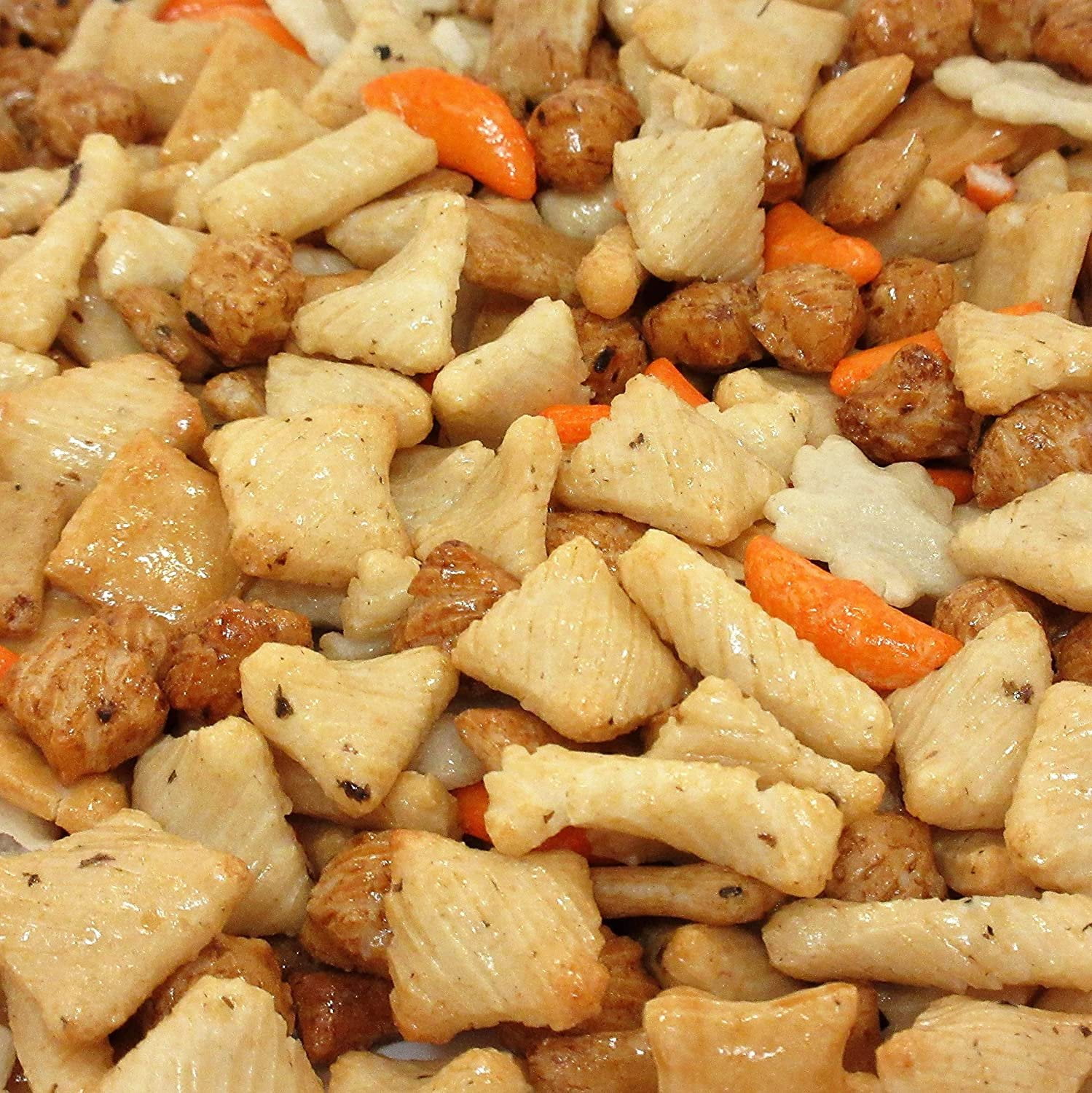 Its Delish Party Rice Crackers Mix, Crispy Snack, Bulk 3 lbs - Walmart.com