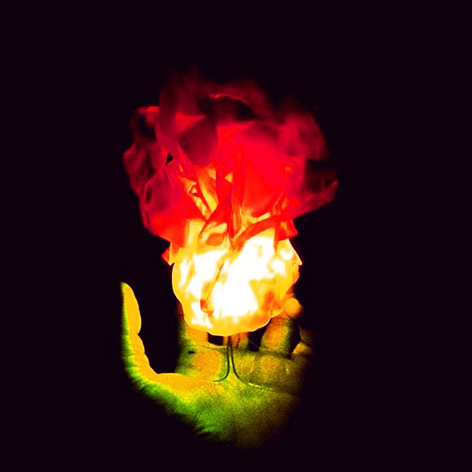 Party Role Palying Glowing Fire Props 1-4 Halloween Floating Fire ...