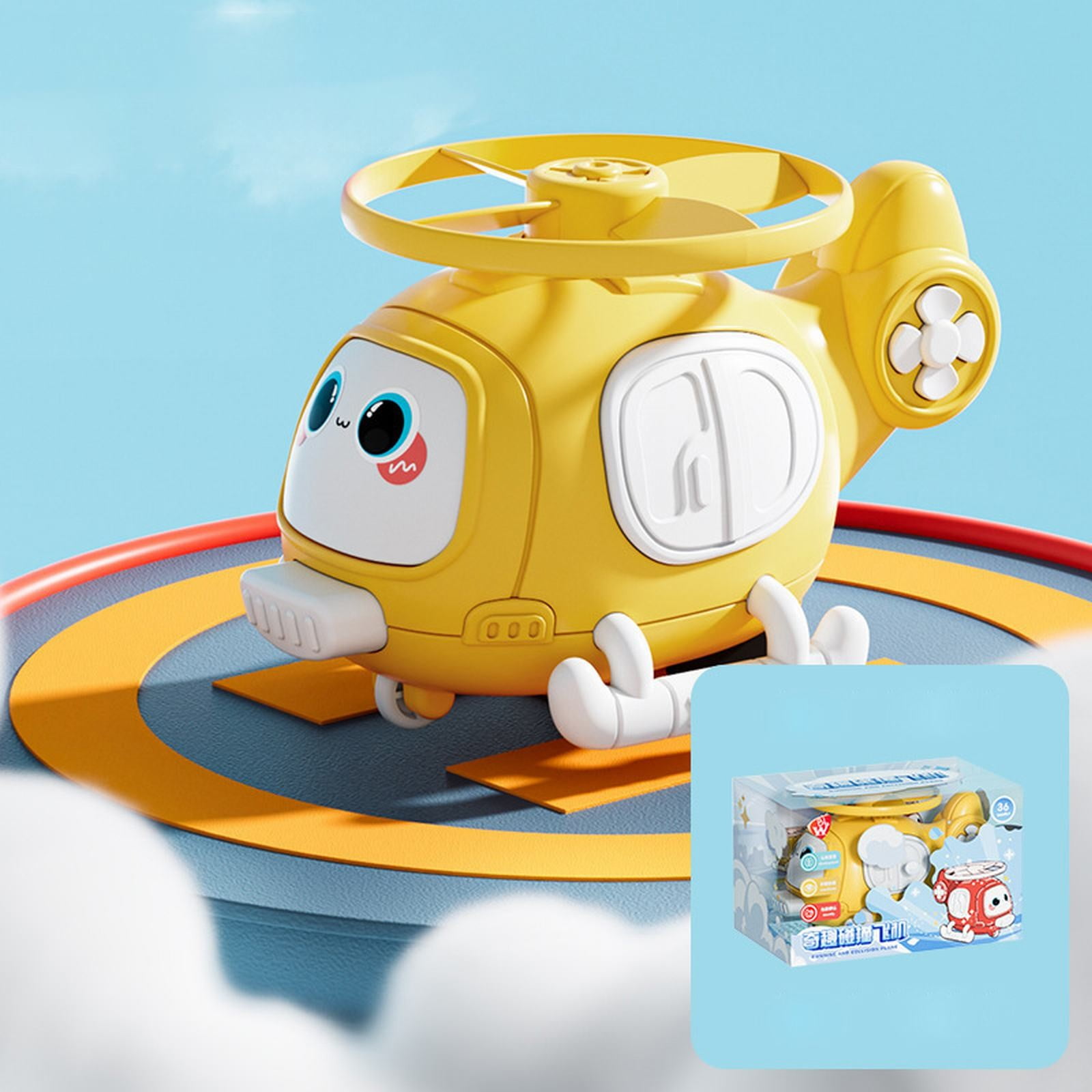 Party Set Fun 12er Pack Cute And Cartoon Helicopter Clockwork Car ...