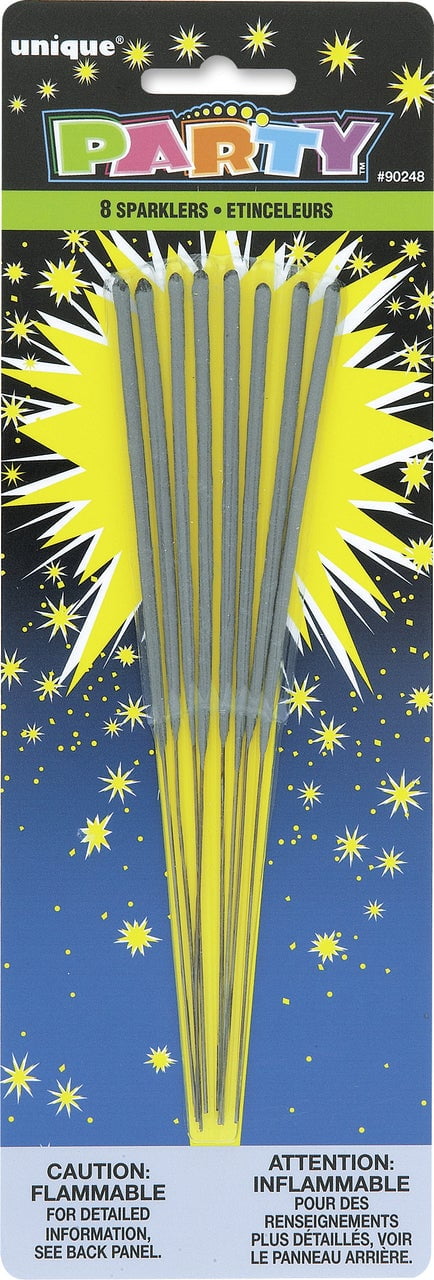 "Kids' Party Sparklers - 7"" Tall Flammable Sparklers for Special Light ...