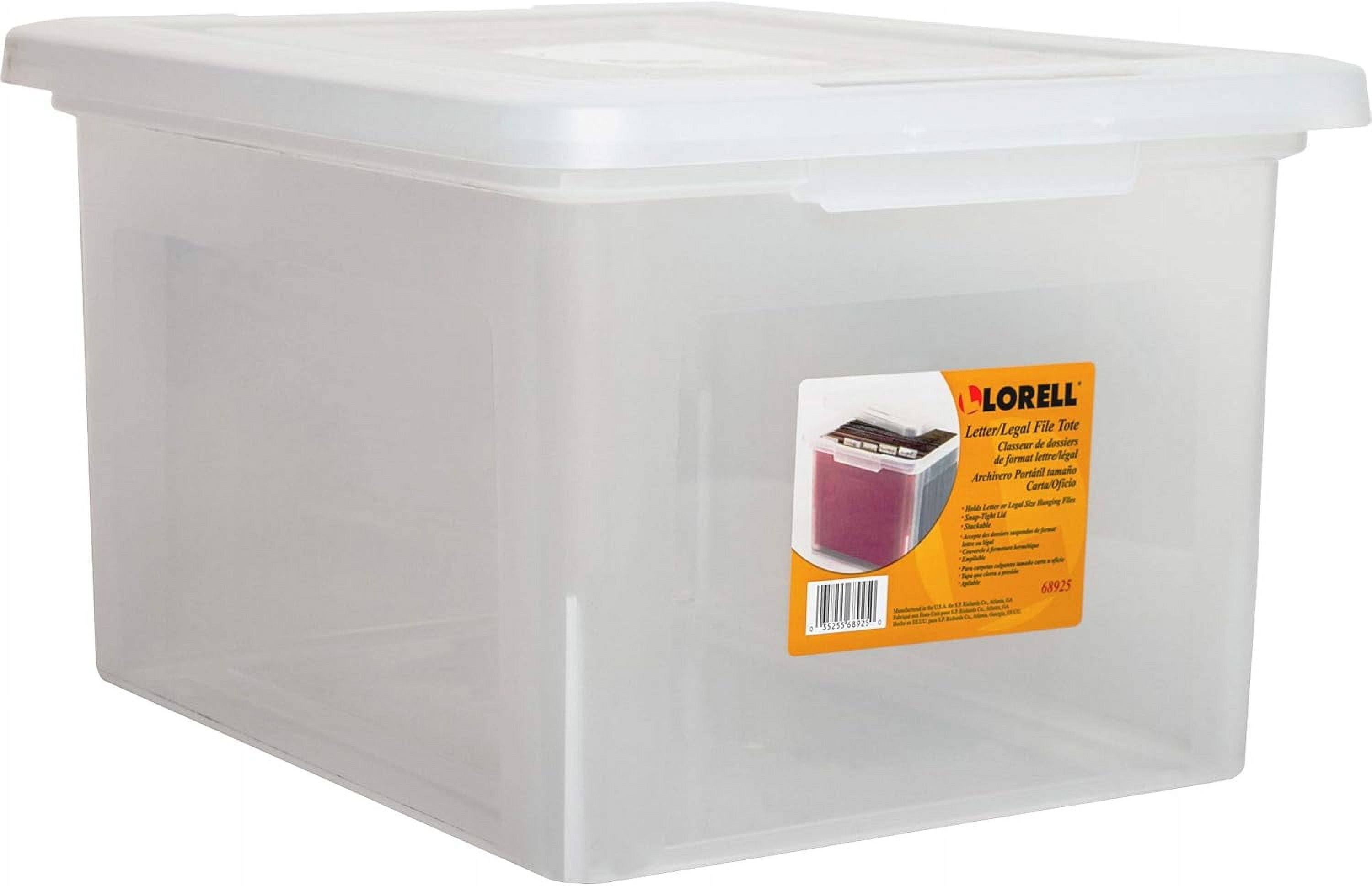 Party Storage Case File Box, Clear (LLR68925CT) - Walmart.com