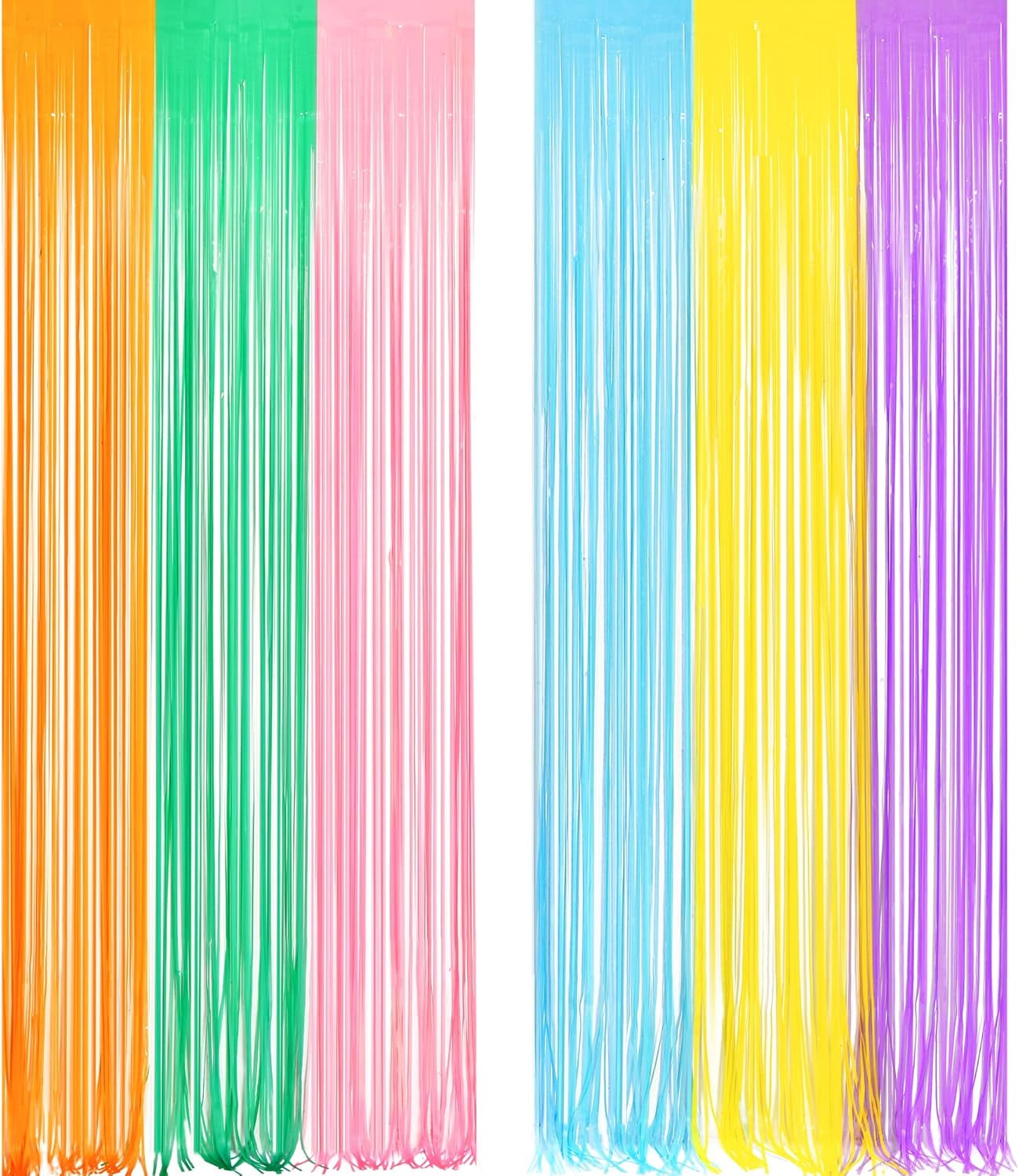 Party Streamers Decoration - Foil Fringe Backdrop for 2026 NYE ...