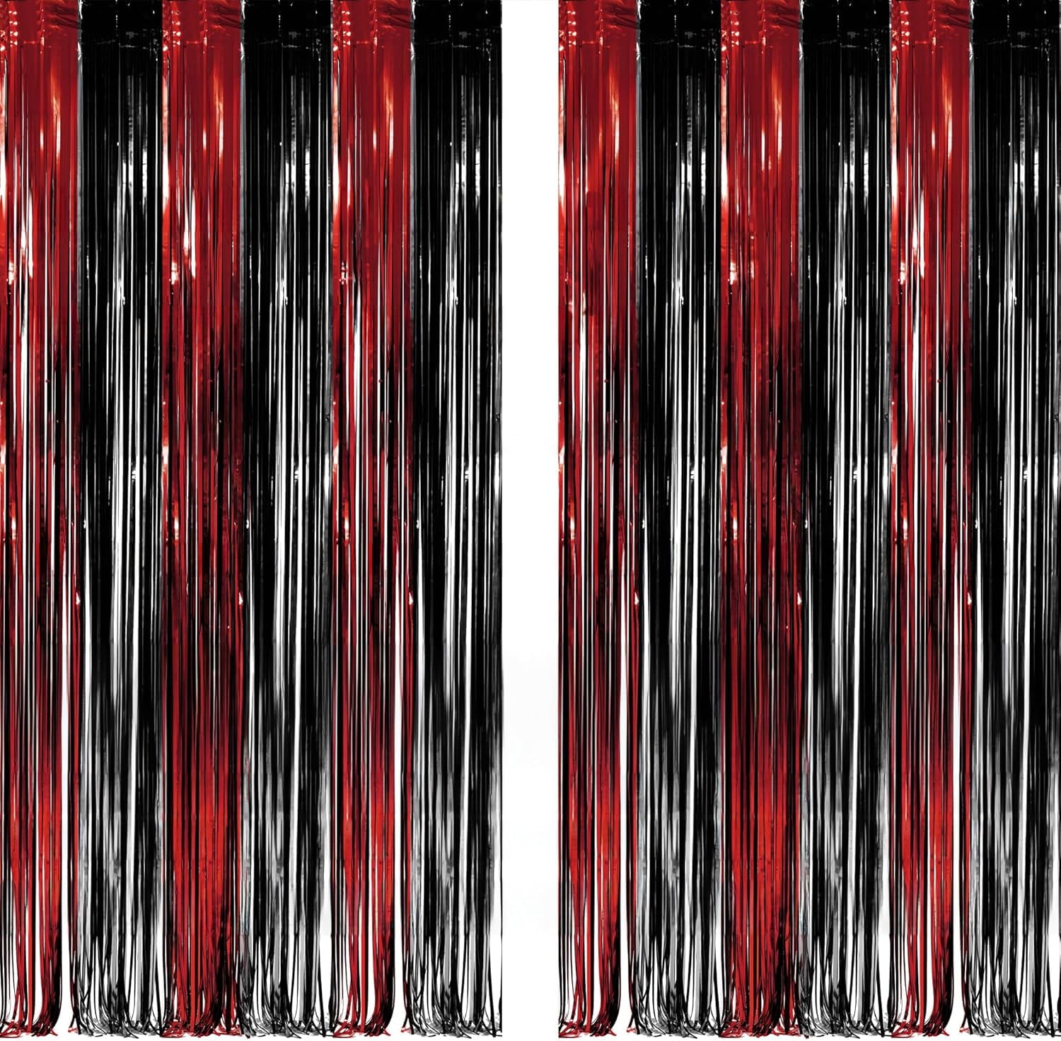 Party Streamers Decoration - Foil Fringe Backdrop for 2026 NYE ...