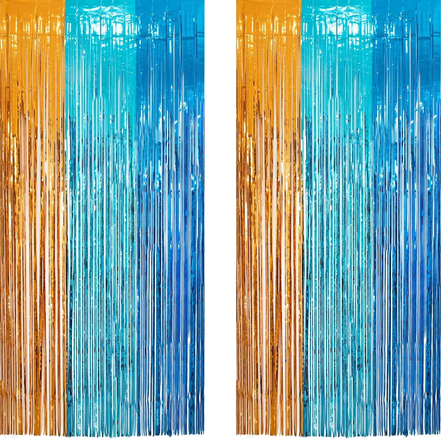 Party Streamers Decoration - Foil Fringe Backdrop for 2026 NYE ...