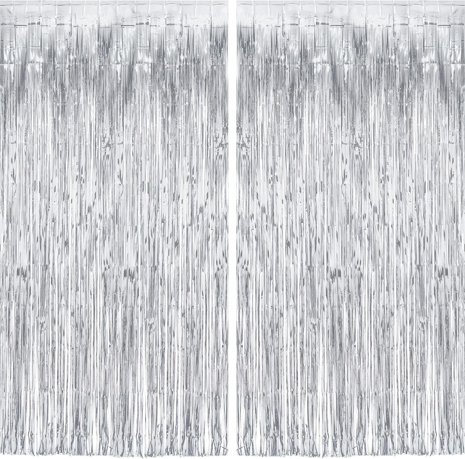 Party Streamers Decoration - Foil Fringe Backdrop for 2026 NYE ...