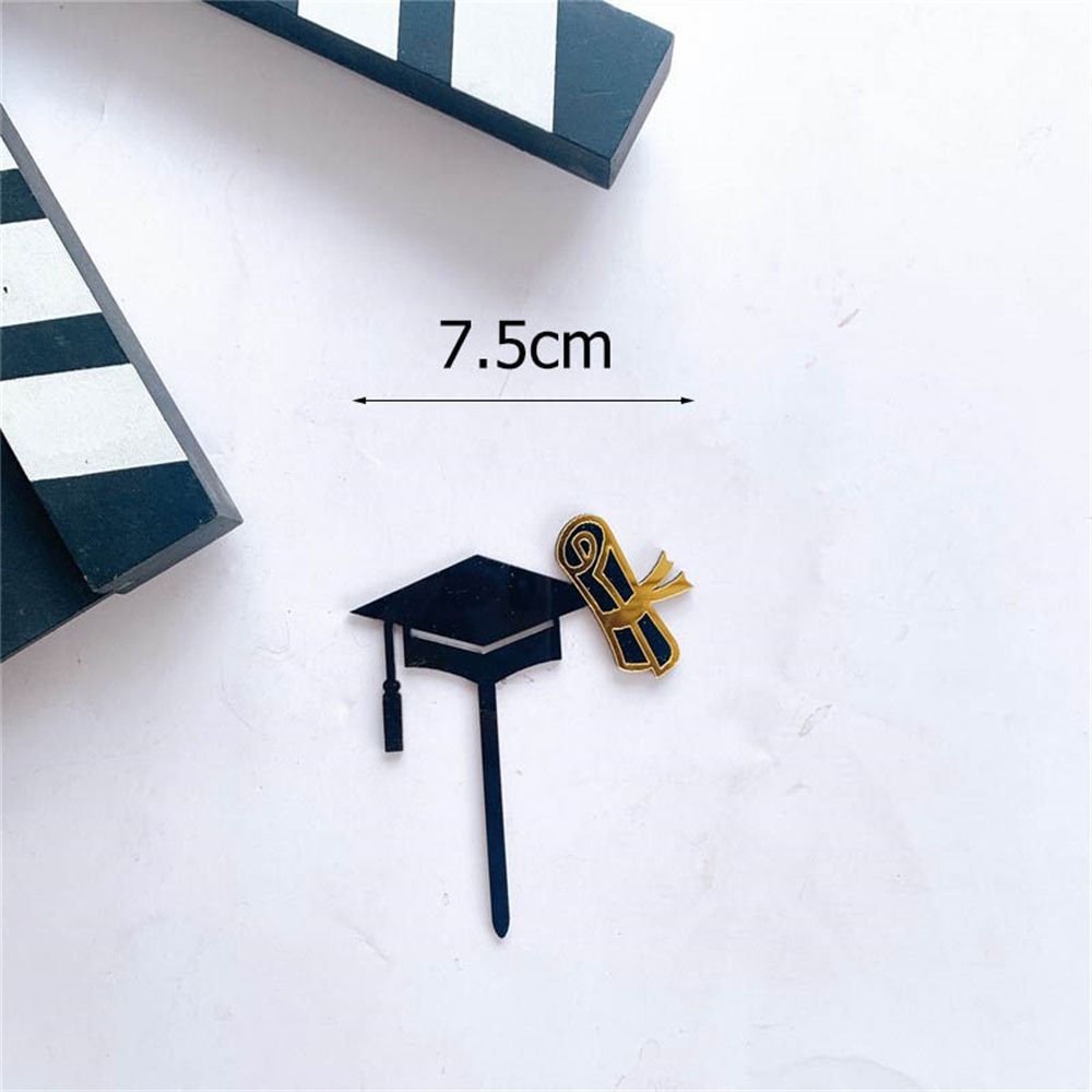 Party Supplies Congrats Grad Gold Bachelor Cap Transcript Class ...