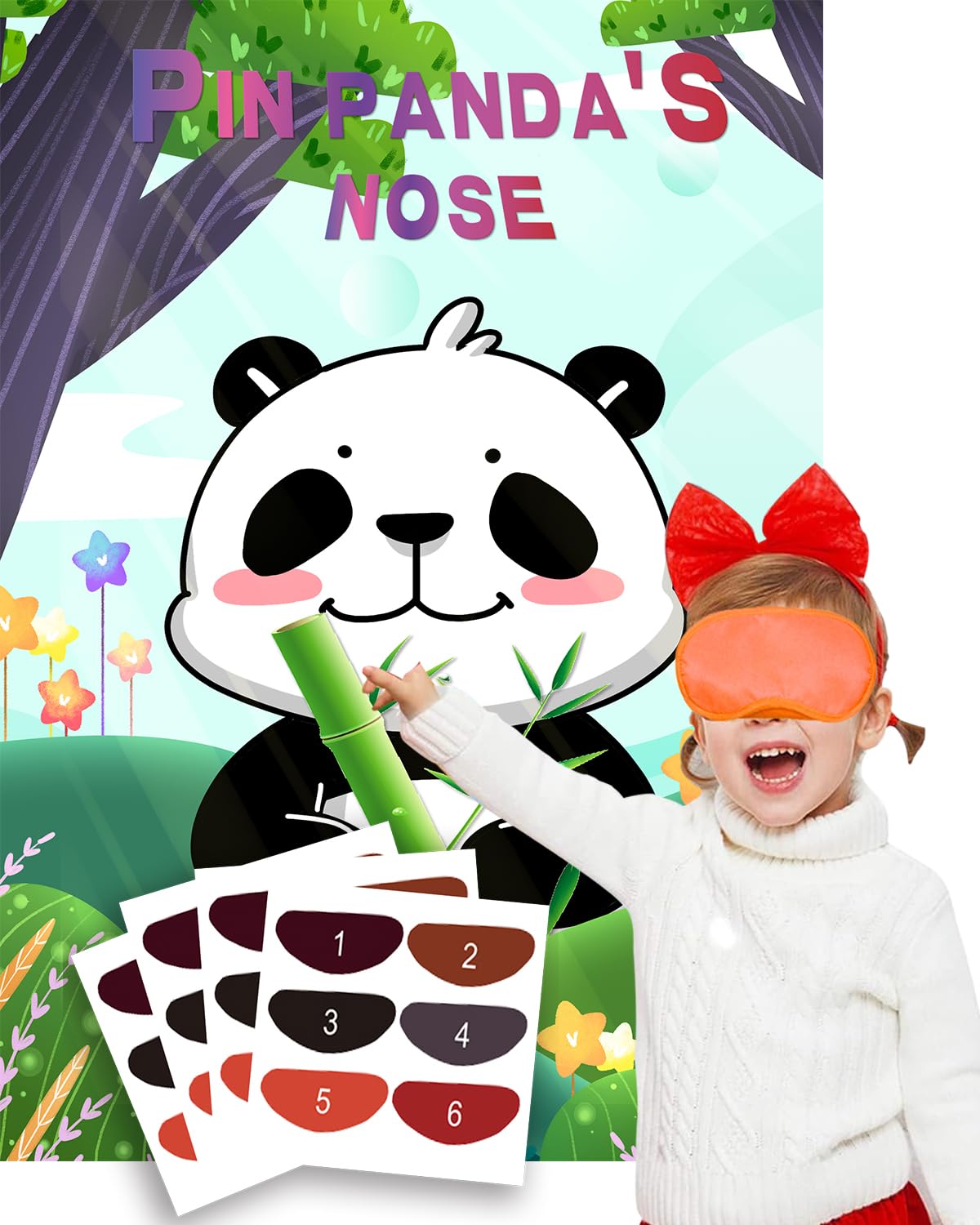 Party Supplies, Pin the Nose on the Games for Party. Birthday Party ...
