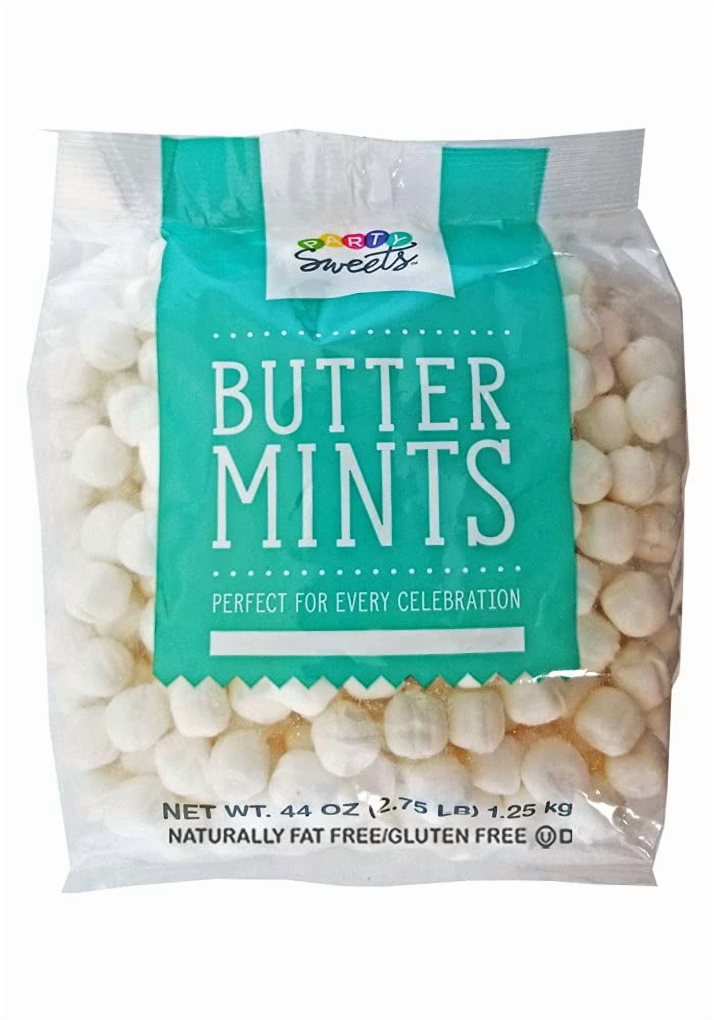 Party Sweets White Buttermints, AKF18 2.75 Pound, Appx. 350 pieces from Hospitality Mints ...