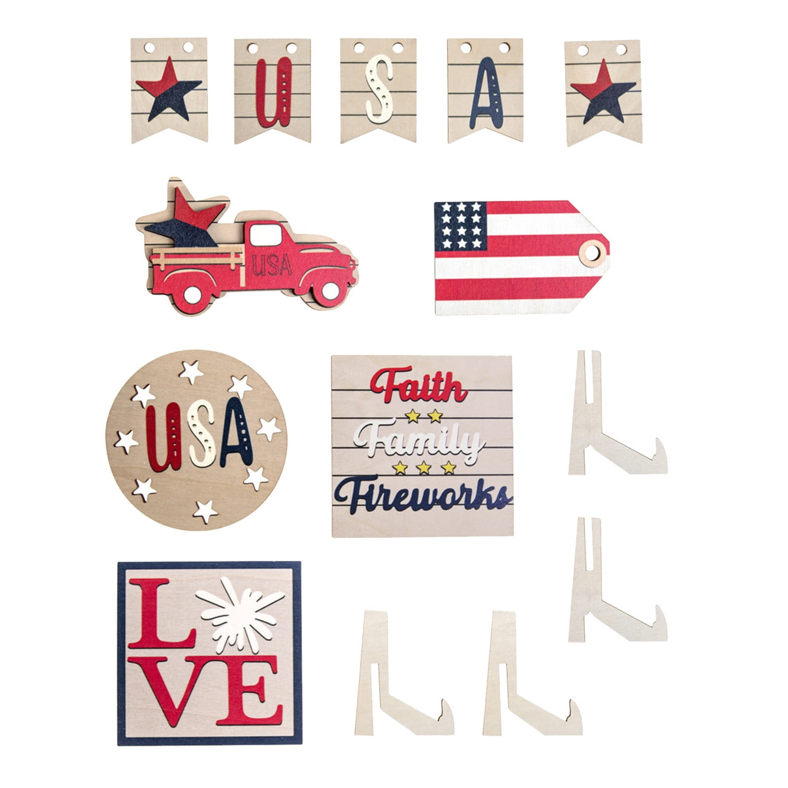 Party Tent Independence Day Tray Decoration In The United States ...