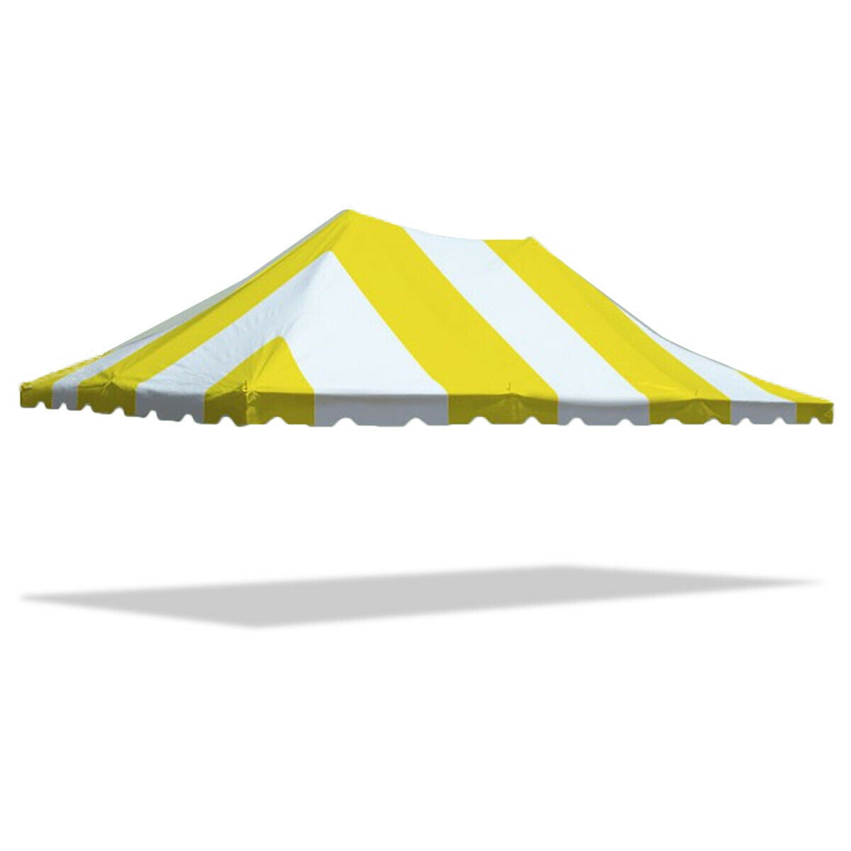 Party Tents Direct Weekender Standard Pole Party Tent Top ONLY, Yellow ...