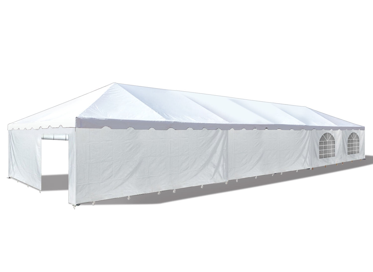 Party Tents Direct West Coast Frame Canopy Tent with Sidewalls, 20'x60 ...