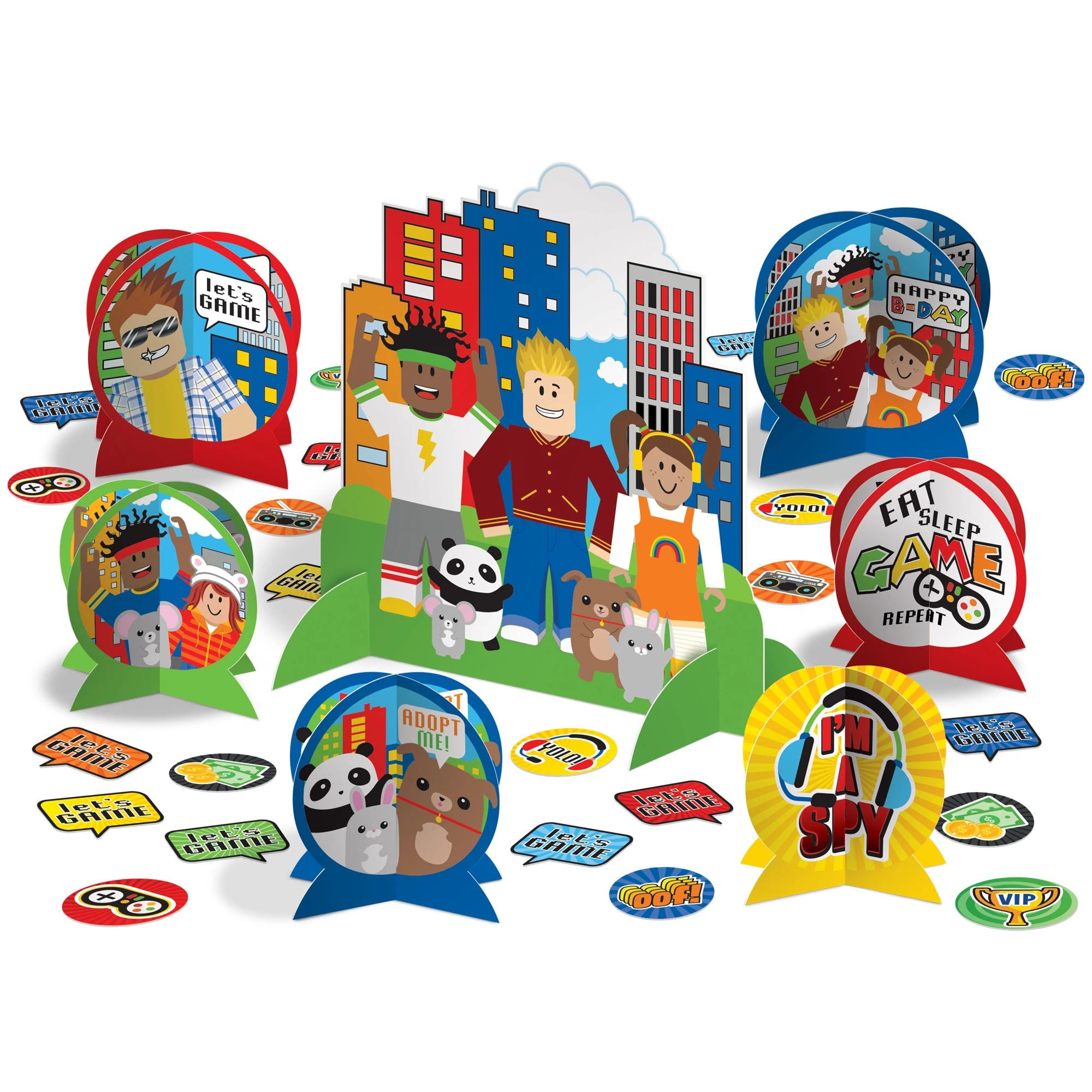 Party Town Table Decorating Kit (1ct) - Walmart.com