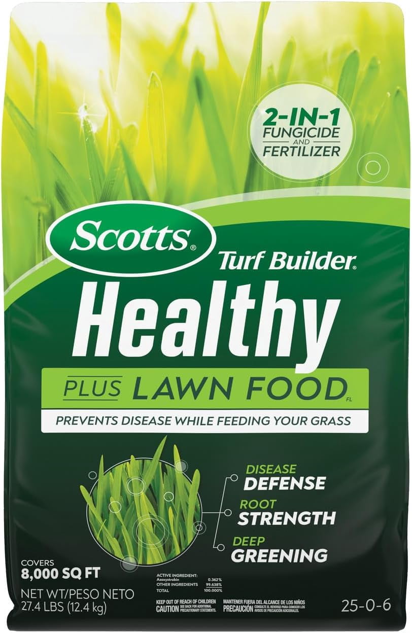 Party Turf Builder Healthy Plus Lawn FoodFL, 2-in-1 Fungicide and ...