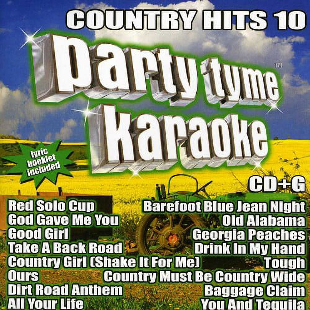 Party Tyme Karaoke - Country Hits 10 (CD) - Walmart.com