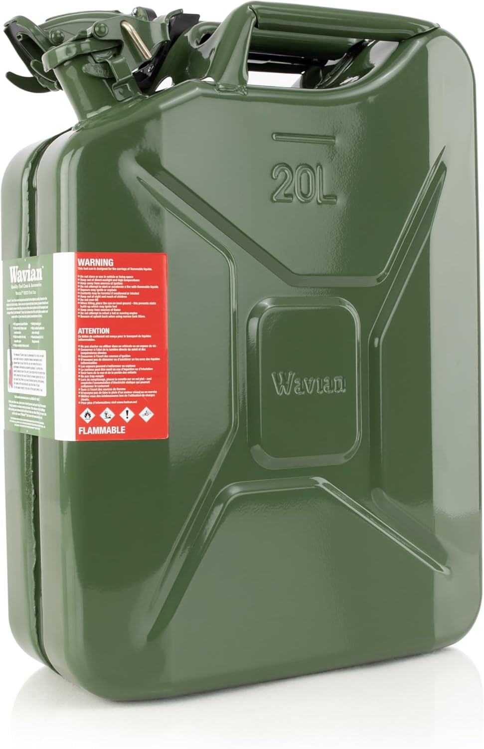 Party USA Authentic NATO Jerry Can and Spout System - Rust-Proof, EPA ...