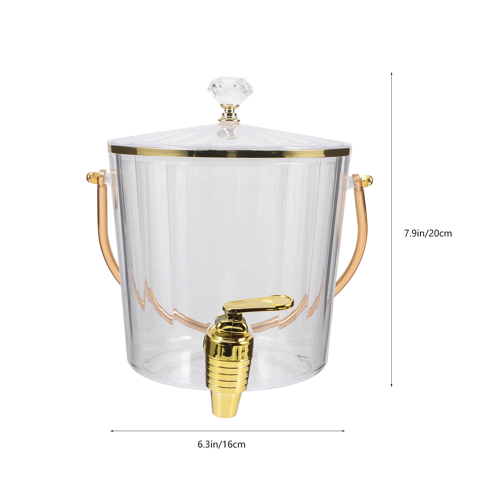 Party Water Drinks Dispenser Portable Summer Cold Juices Storage Holder ...