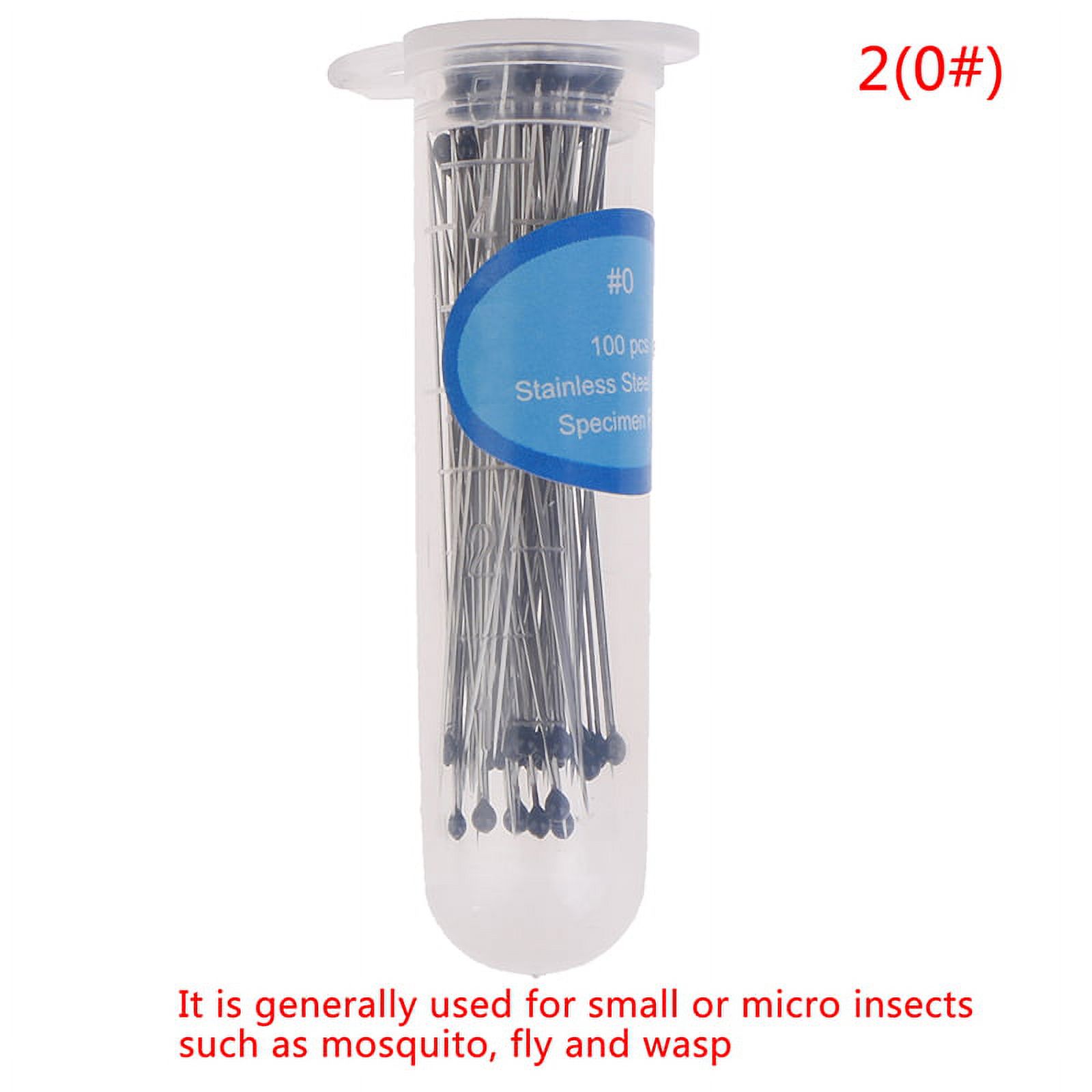 Party Yeah 100Pcs Insect Pins Specimen Needle Stainless Steel For ...