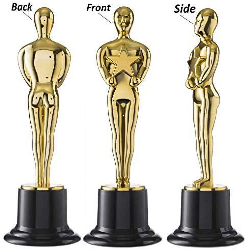 Party and Award Golden Trophy Statue, Ideal for Competitions ...