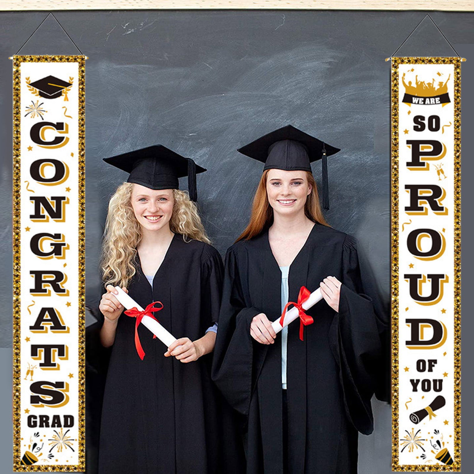 Party favors Graduation Backdrop 2024 Graduation Party Decoration ...