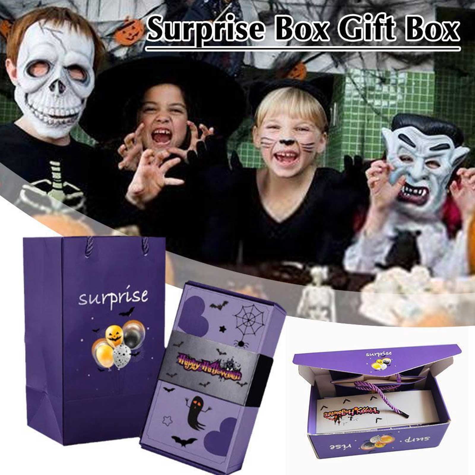 Party invitations Party games Folding Bouncing Surprise For Hallowee ...