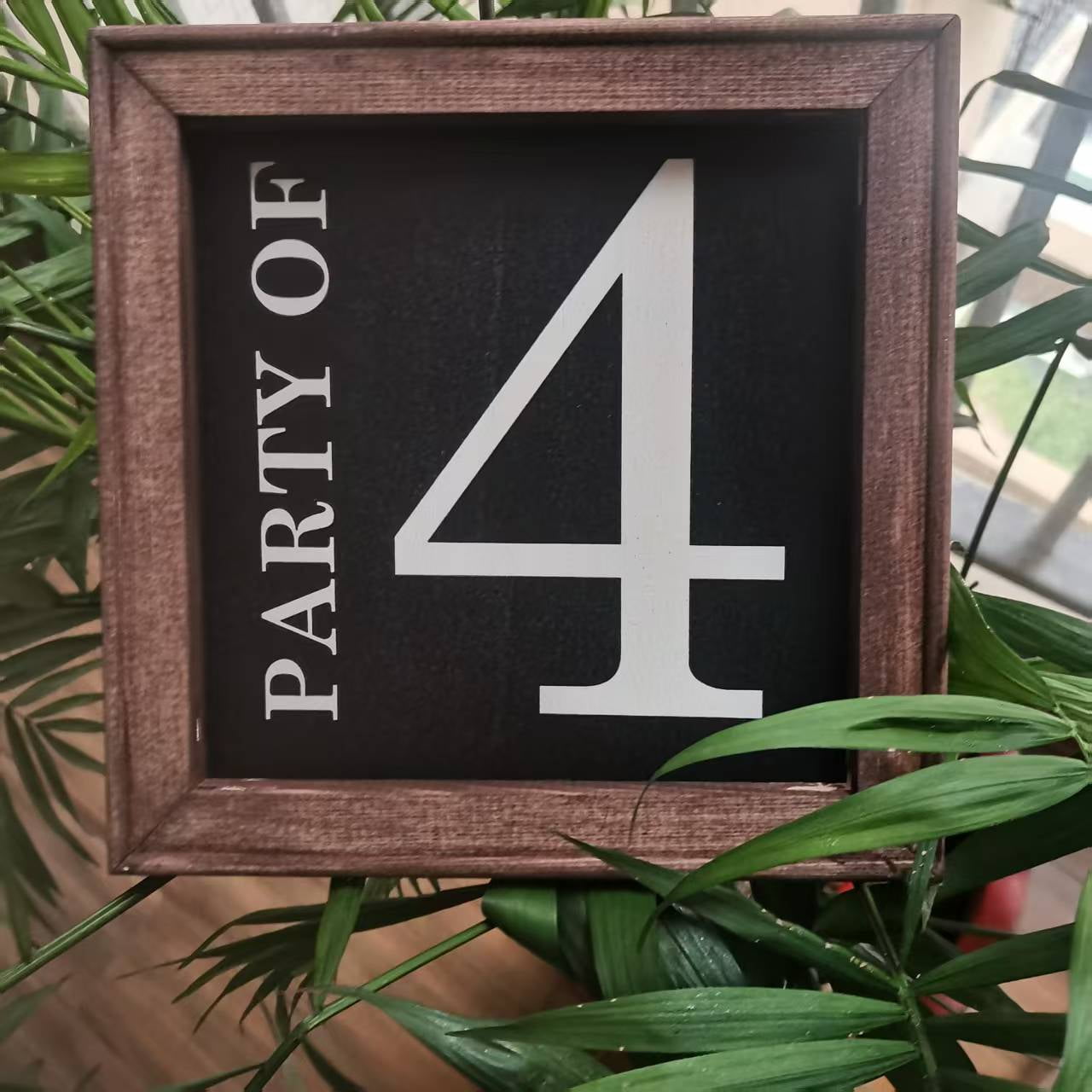 Party of 4 Sign Party of Sign Party of 5 Sign Custom Farmhouse Sign ...