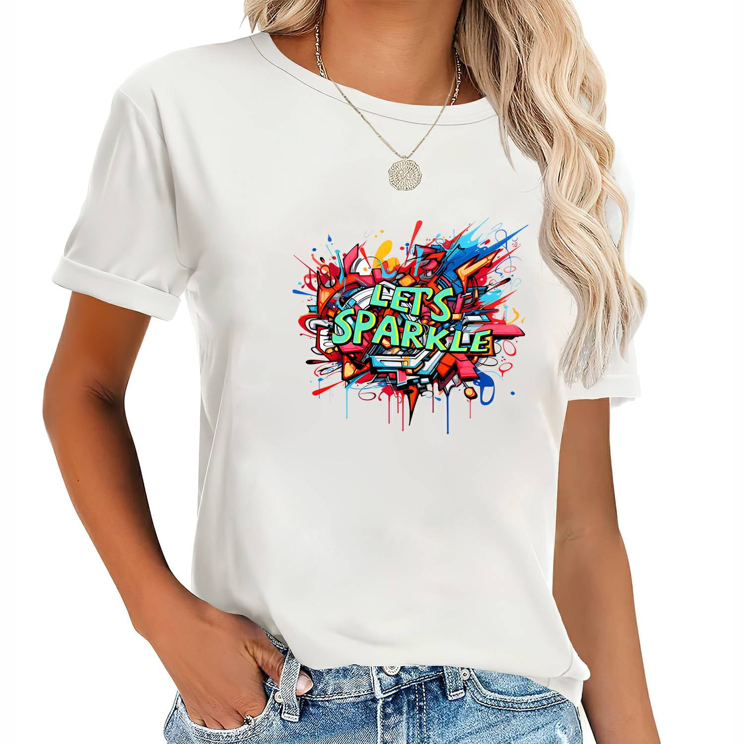 Party-ready T-Shirts for Girls with Cute Graphics - Walmart.com