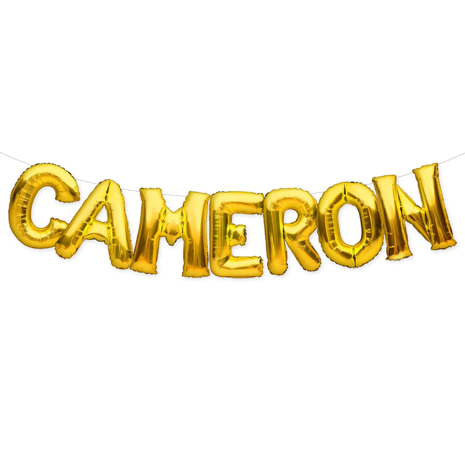 PartyForever CAMERON Balloon Banner ZS23 Big 16 Inch Gold Foil Balloons ...