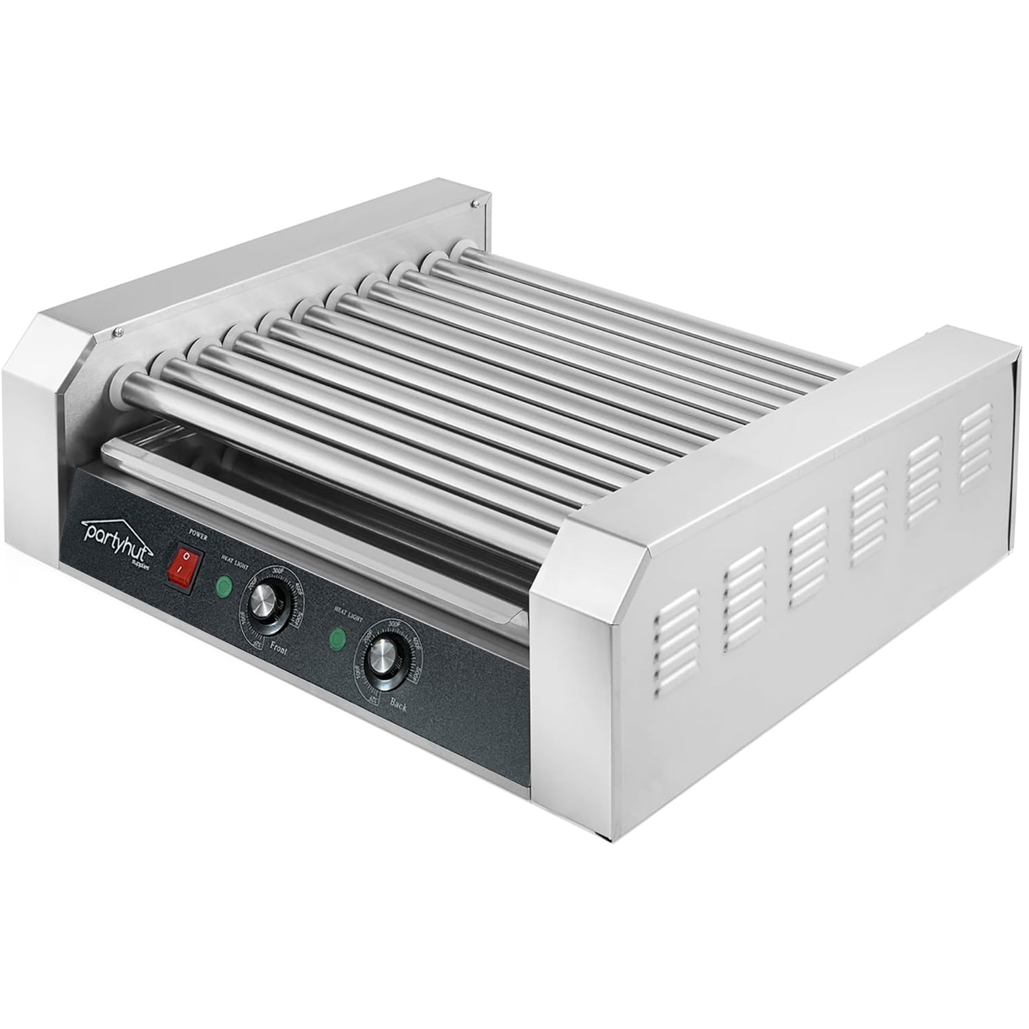 PartyHut Commercial Hotdog Roller Machine 11 Roller and 30 Hot Dog ...