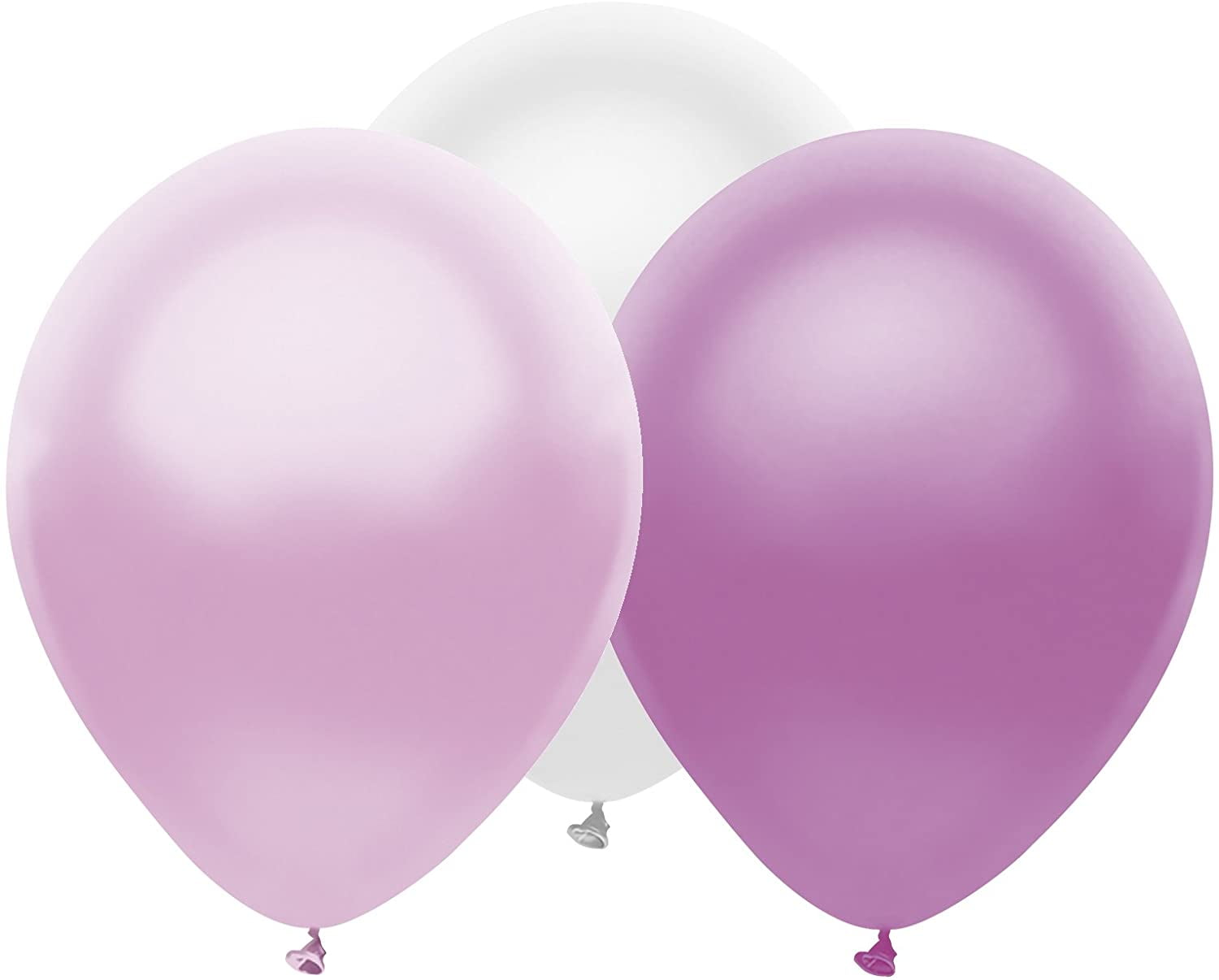 PartyMate 12" Round Solid Color Latex Balloons - Rubber / 72-Count ...