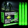 PartySticks Green Glow Sticks Emergency Chem Lights (6", 25 Pack ...
