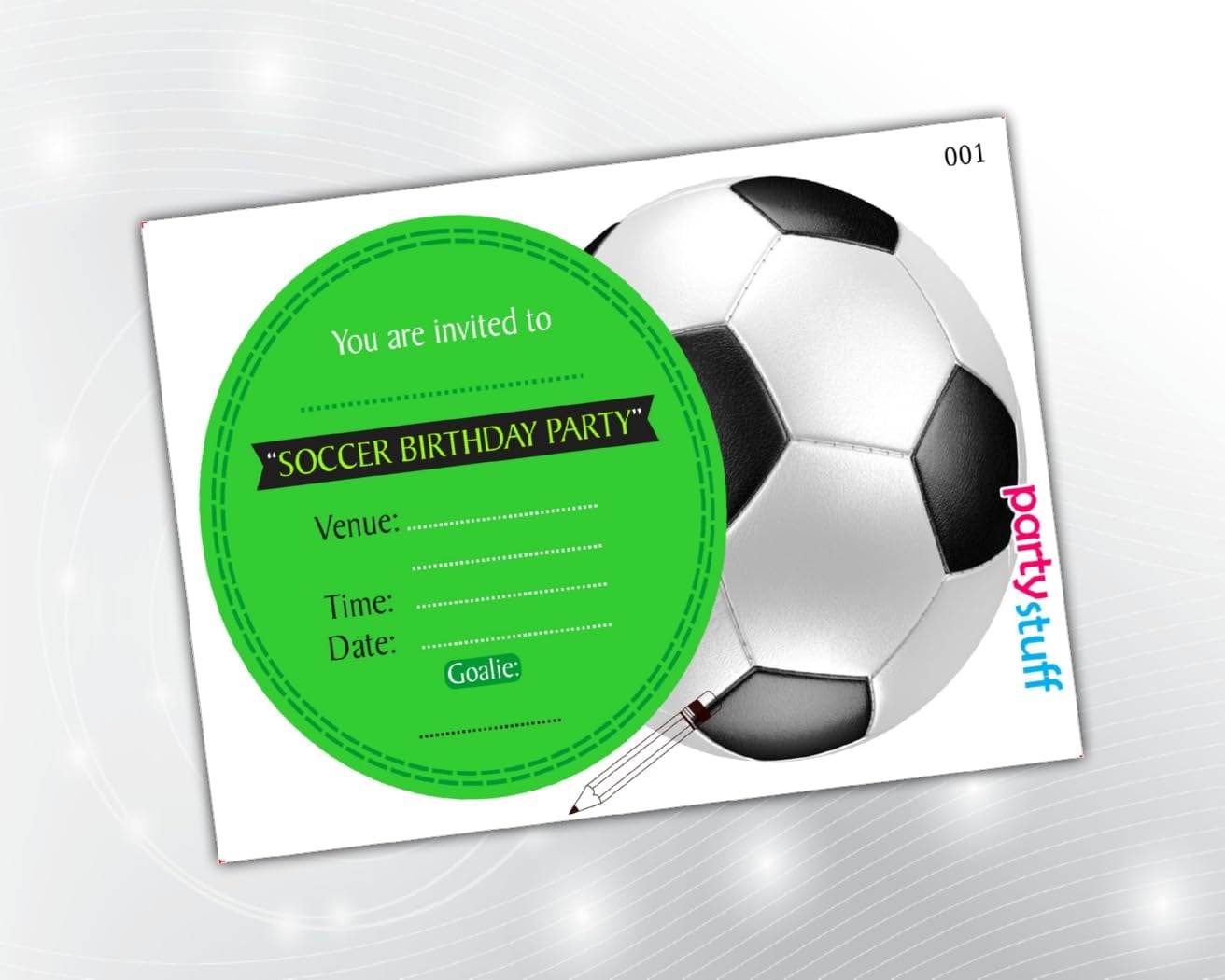 PartyStuff Cards Football Invitation Card - Walmart.com
