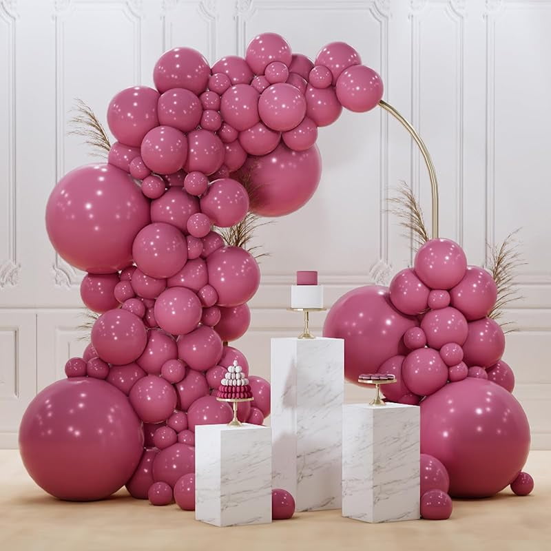 PartyWoo Brown Balloons 140 pcs Different Sizes of 18 12 10 5 Inch Boho ...