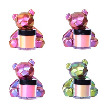 Partygee Color Shift Pigment Powder 10 Colors Pearl Mica Powder 0.35oz ...