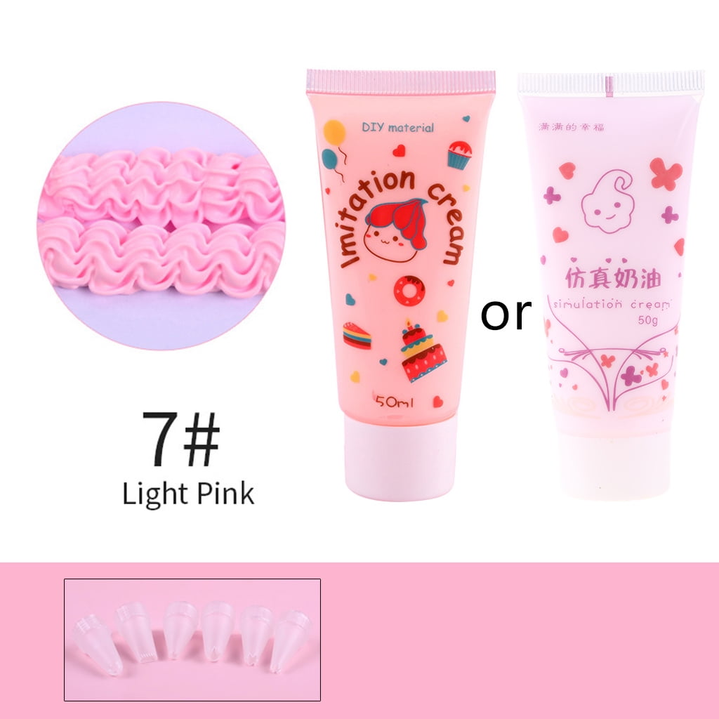 Partygee 50ml Simulation Imitation Cream Adhesive Gel DIY Fake Whipped ...
