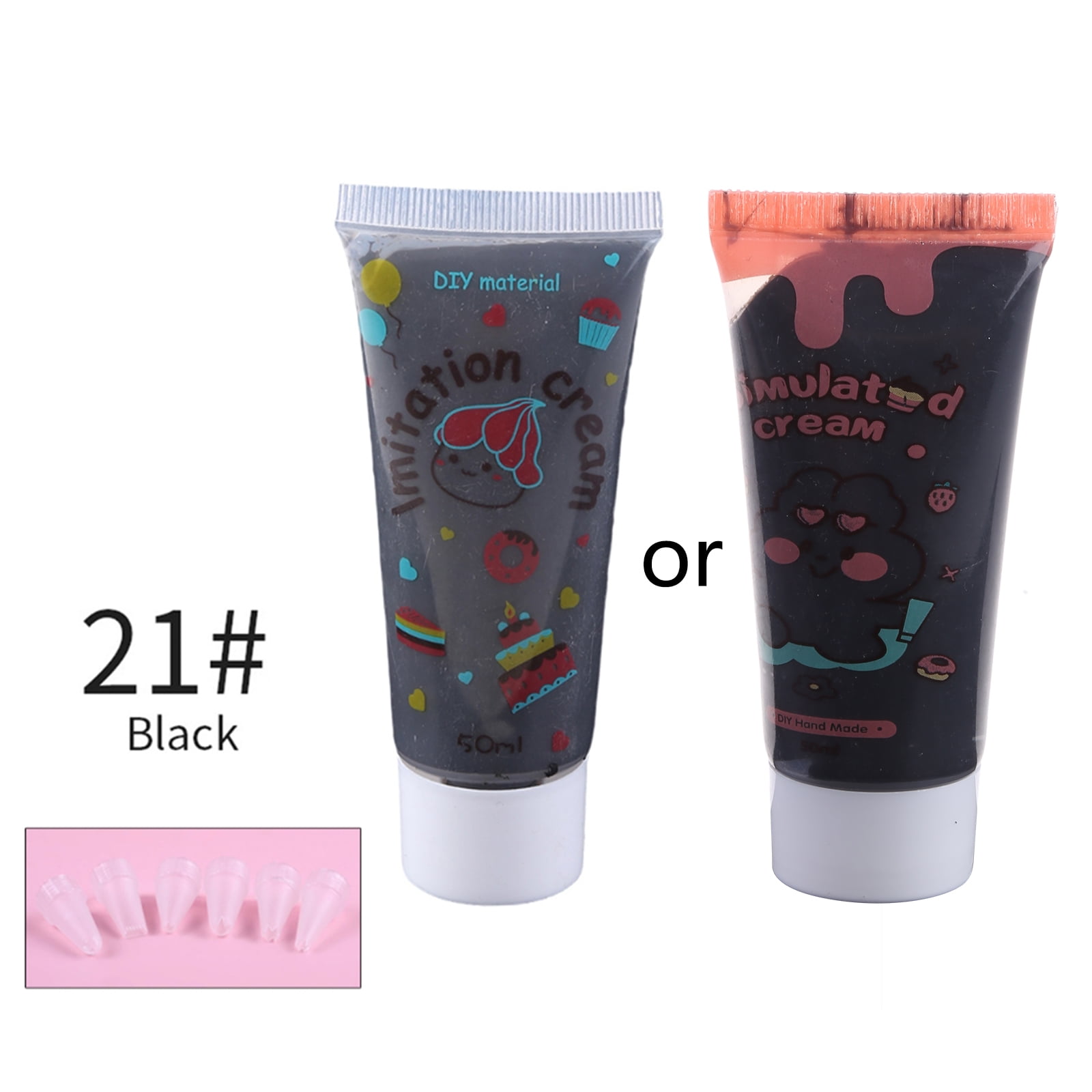 Partygee 50ml Simulation Imitation Cream Adhesive Gel DIY Fake Whipped ...
