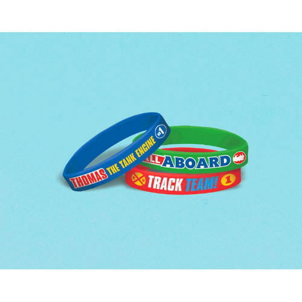 Thomas All Aboard Rubber Bracelets - 6 Per Pack - Walmart.com