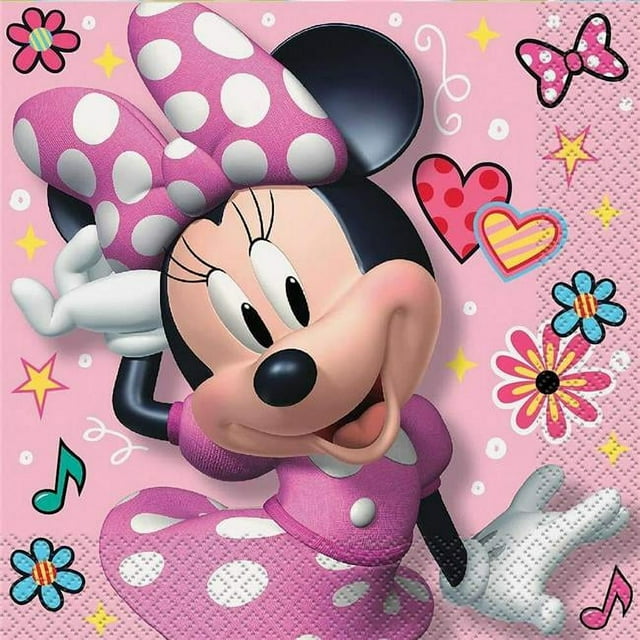 Partypro 79232 Iconic Minnie Mouse Luncheon Napkin - Walmart.com