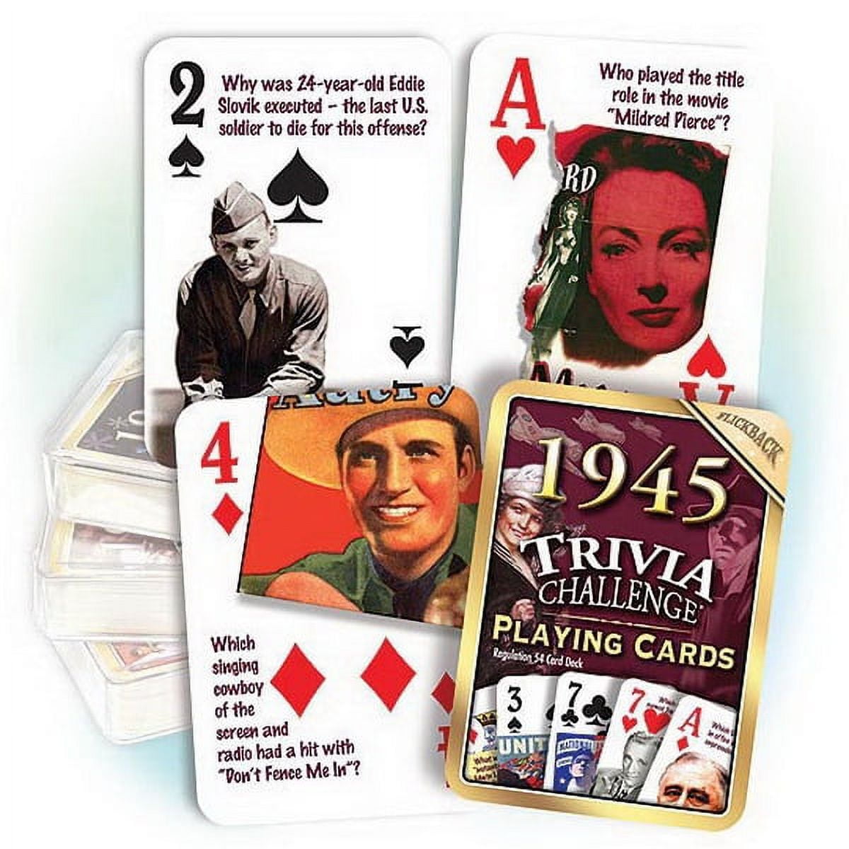 Partypro PC1945 1945 Trivia Playing Cards - Walmart.com