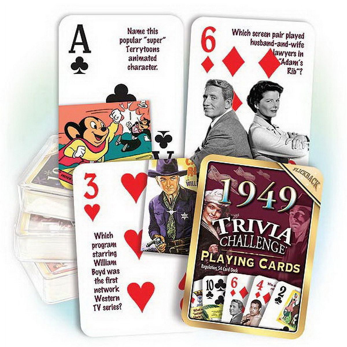 Partypro PC1949 1949 Trivia Playing Cards - Walmart.com