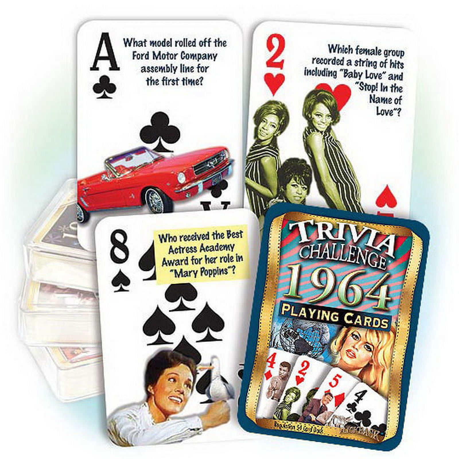 Partypro PC1964 1964 Trivia Playing Cards - Walmart.com