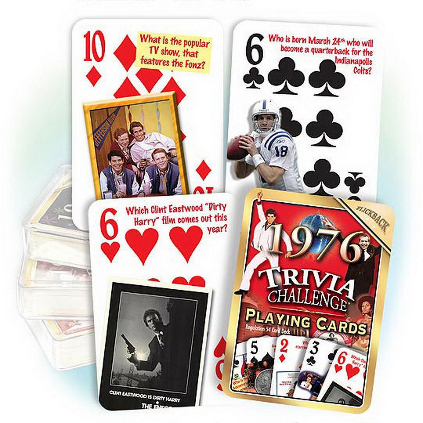 Partypro PC1976 1976 Trivia Playing Cards - Walmart.com