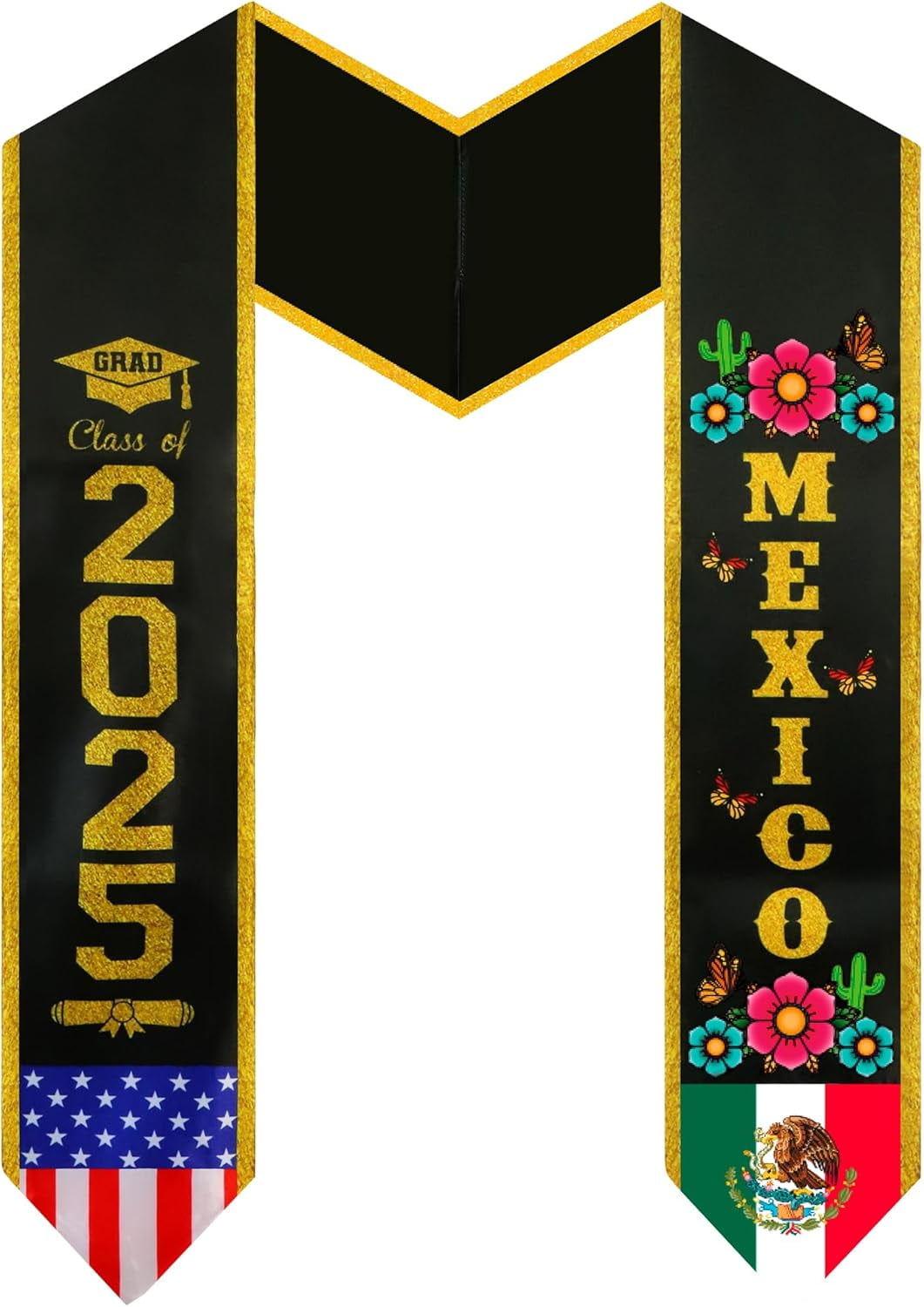 Partyprops Mexican Graduation Stole Class of 2025 Graduation Sash ...