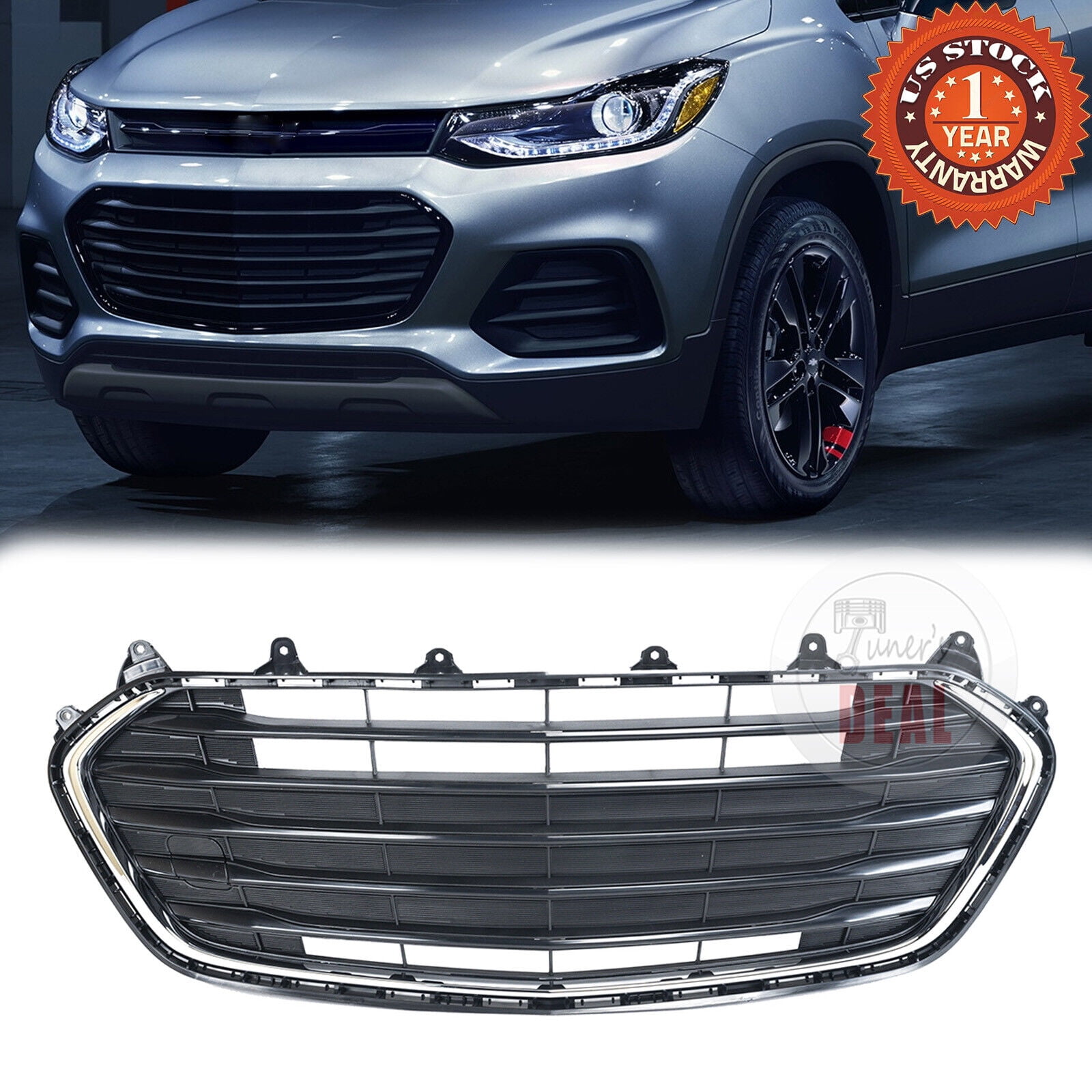 Partzer Front Bumper Center Grille for 2017 2018 2019 2020 2021 ...