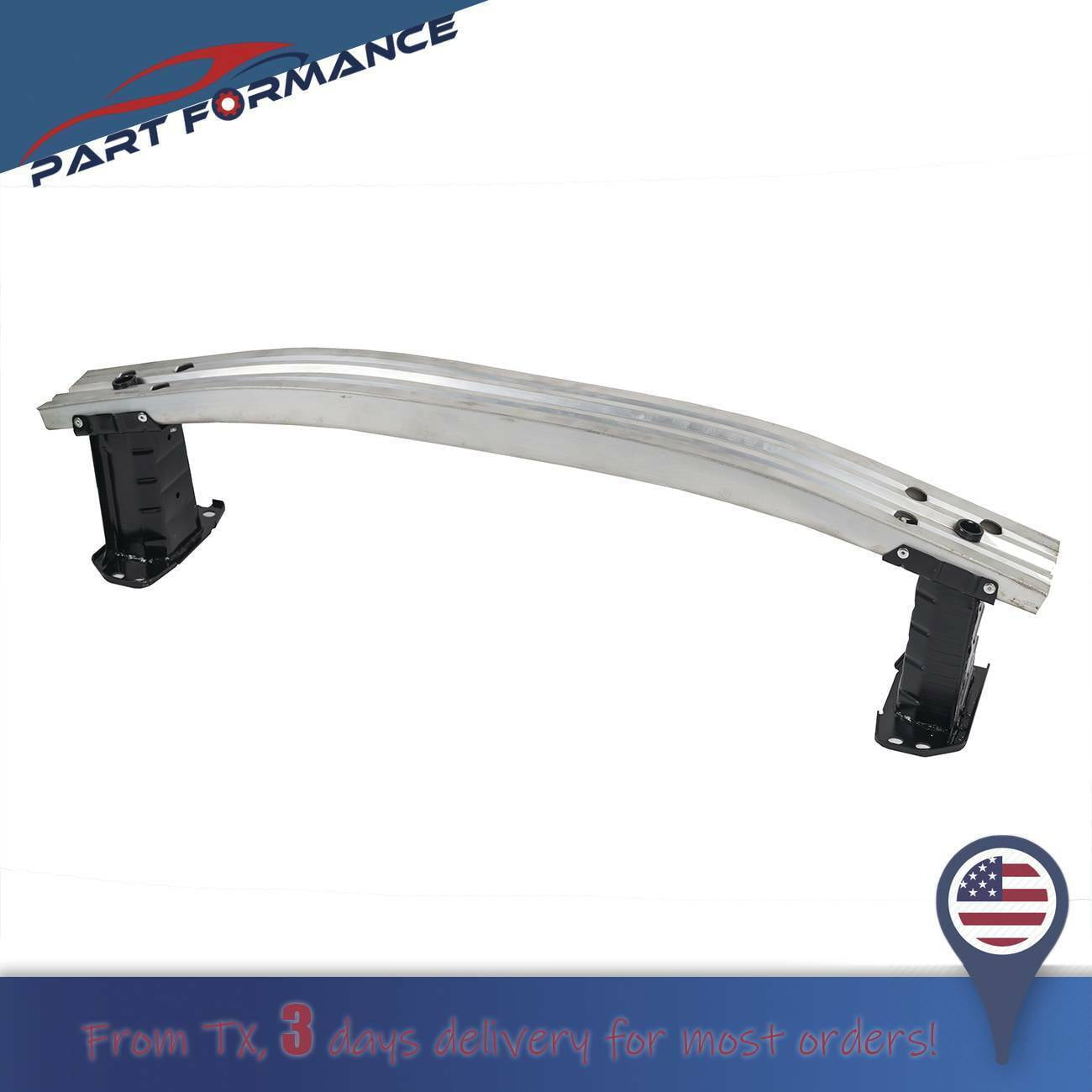 Partzer Front Bumper Reinforcement Face Bar Cross Member Replacement ...