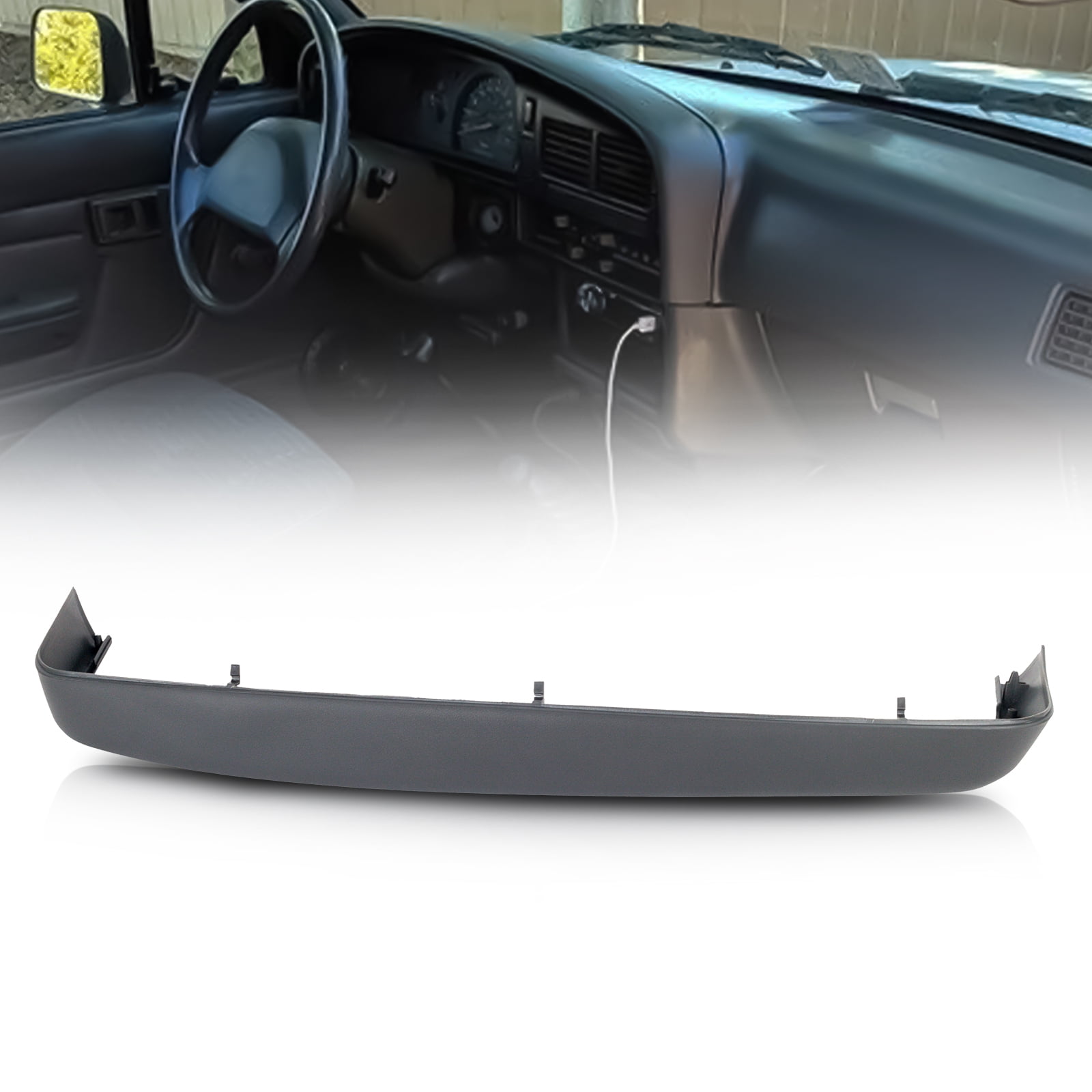 Partzer Molded Top Dash Pad Trim Bezel Cluster Instrument Visor ...