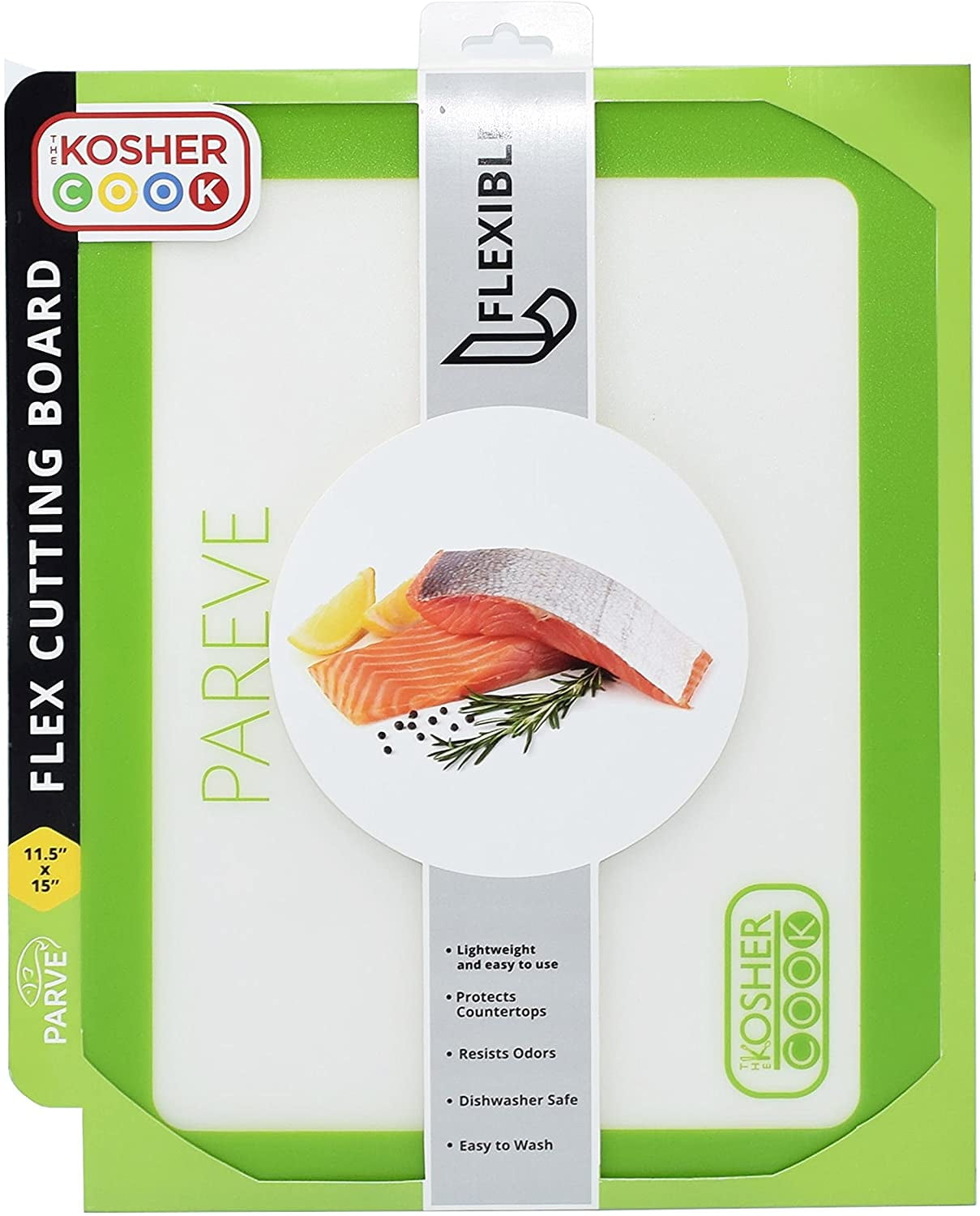 Parve Green Flexible Cutting Board and Counter Protector - Lightweight ...
