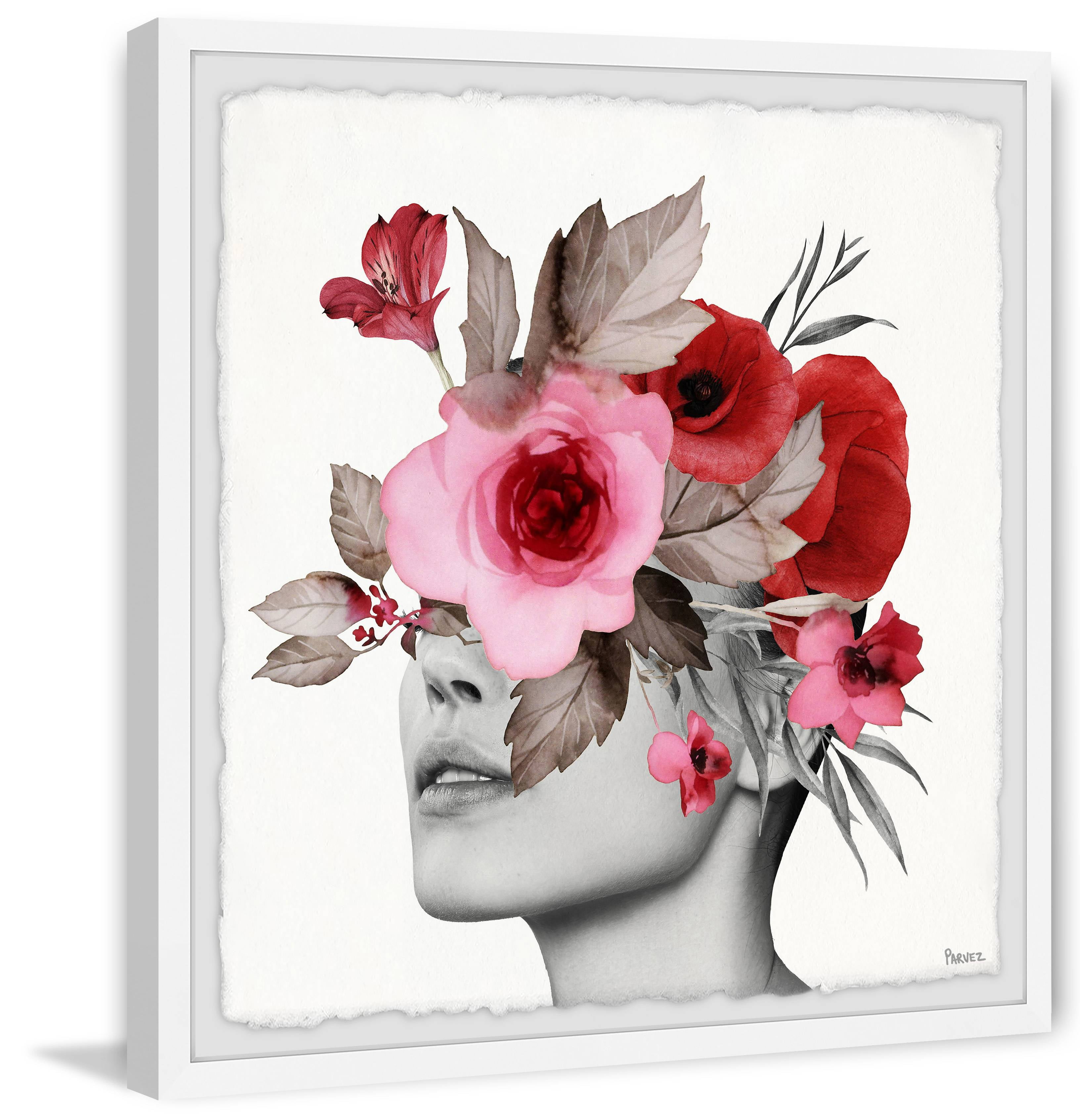 Parvez Taj Bloom Face II Framed Wall Art - Walmart.com