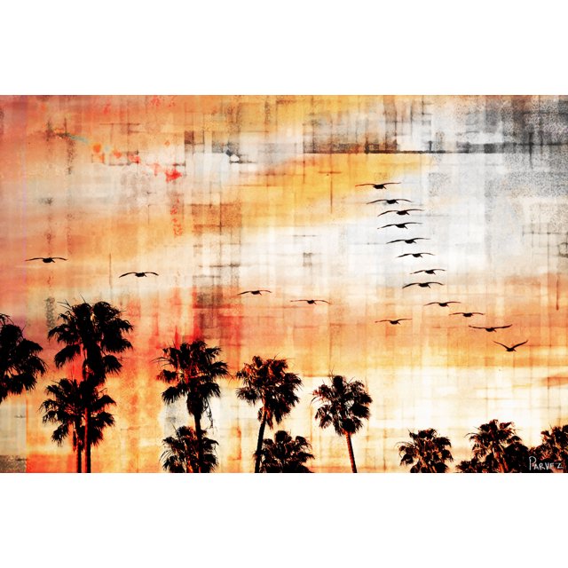 Parvez Taj Ocean Trails Art Print on Premium Canvas - Walmart.com